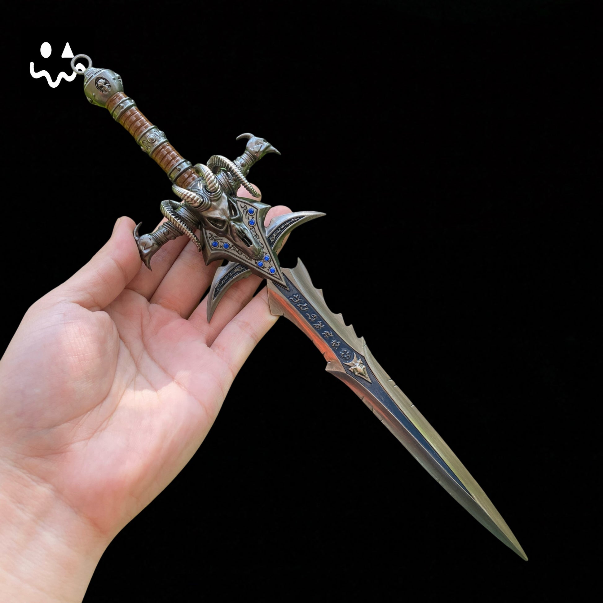 30CM/11.8" Metal Lich King Arthas Frostmourne Sword Craft – WilliamMetalBlade