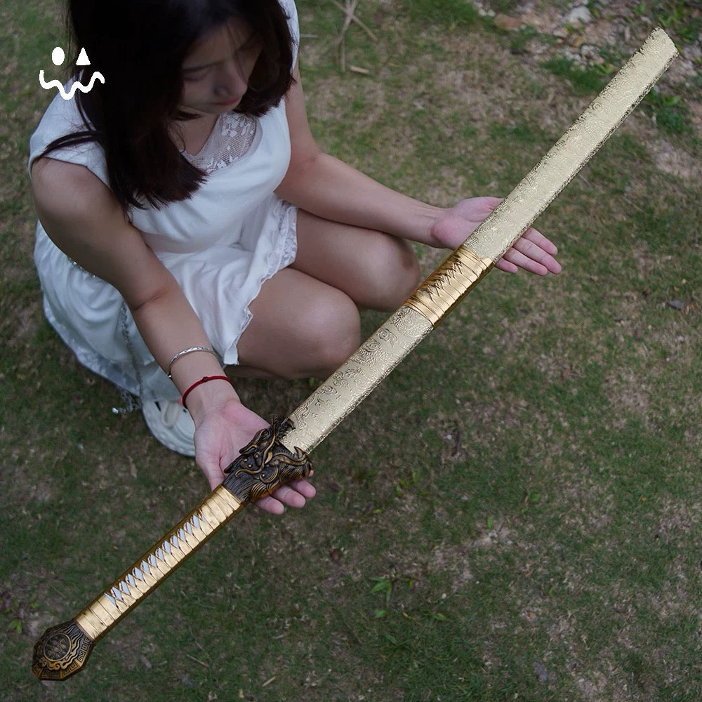 Life-size Chinese Embroidery Spring Knife – WilliamMetalBlade