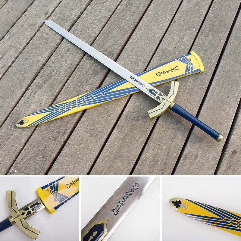 115CM/45.27" Excalibur Sword Of Promised Victory Life-size Metal Repli ...