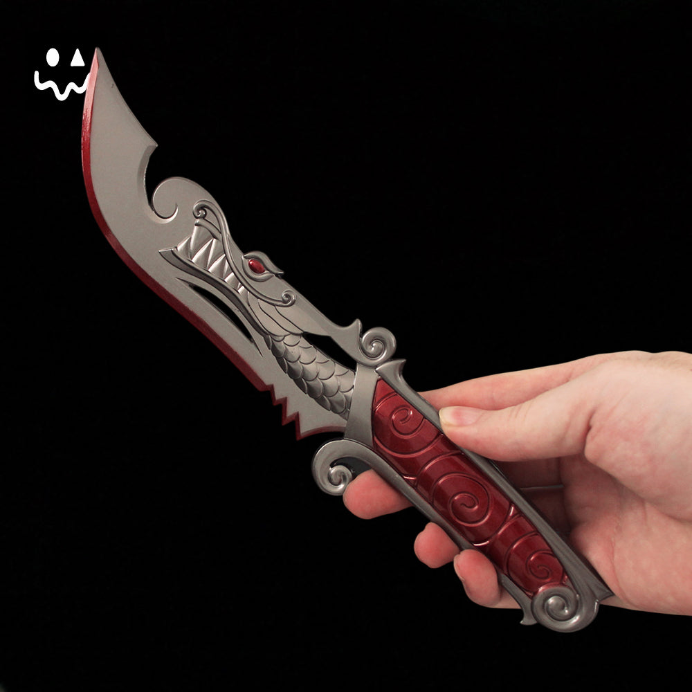 27CM/10.6" Val Red Beta Remastered Knife Metal Replica – WilliamMetalBlade