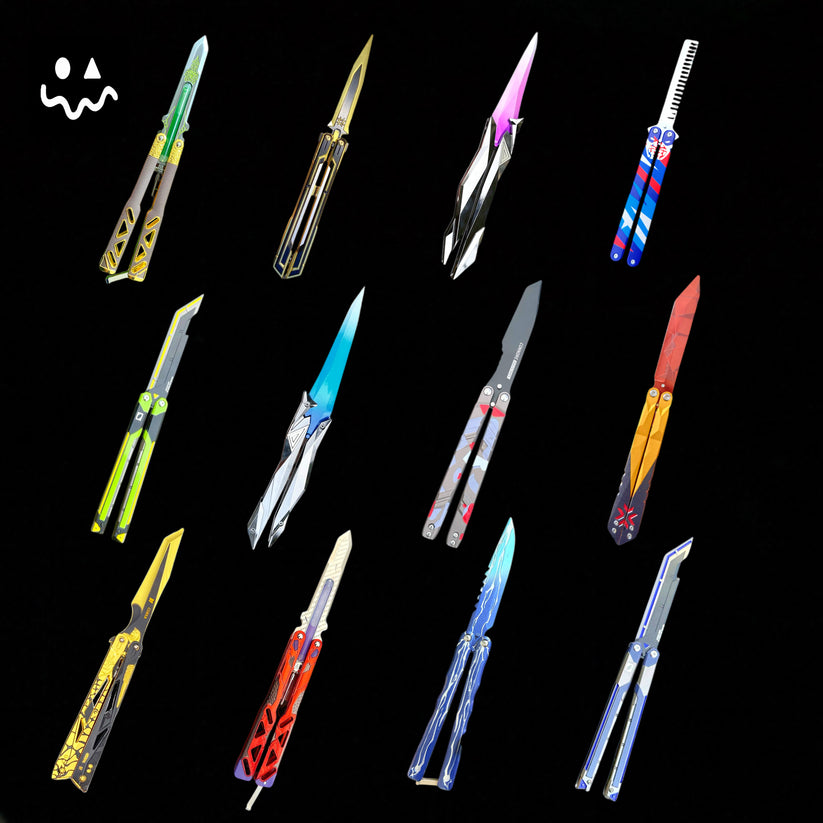 Best Quality Game Butterfly Knife IRL Game Balisong For Collection ...