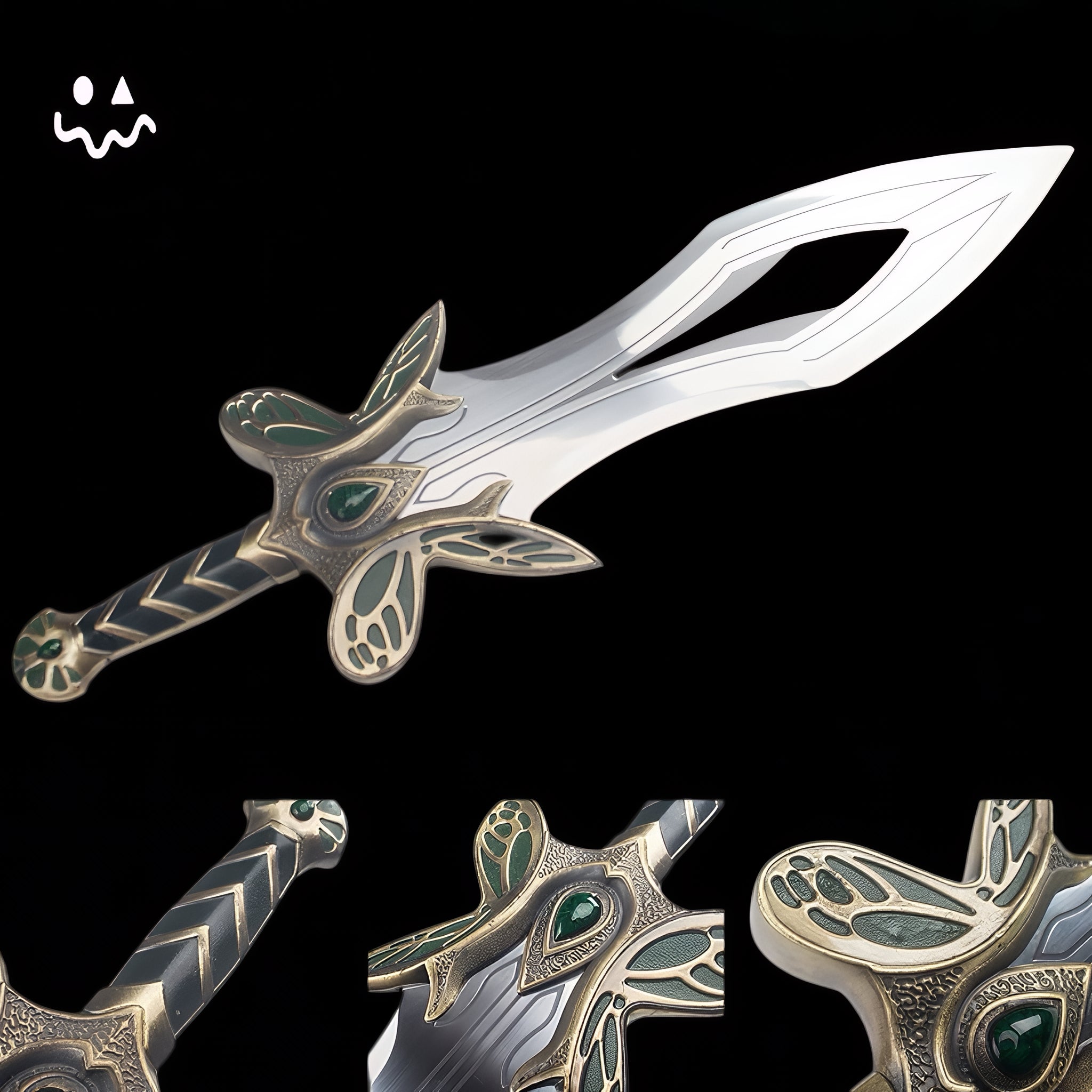 Butterfly Sword Life-size Cosplay Prop Metal Replica – WilliamMetalBlade