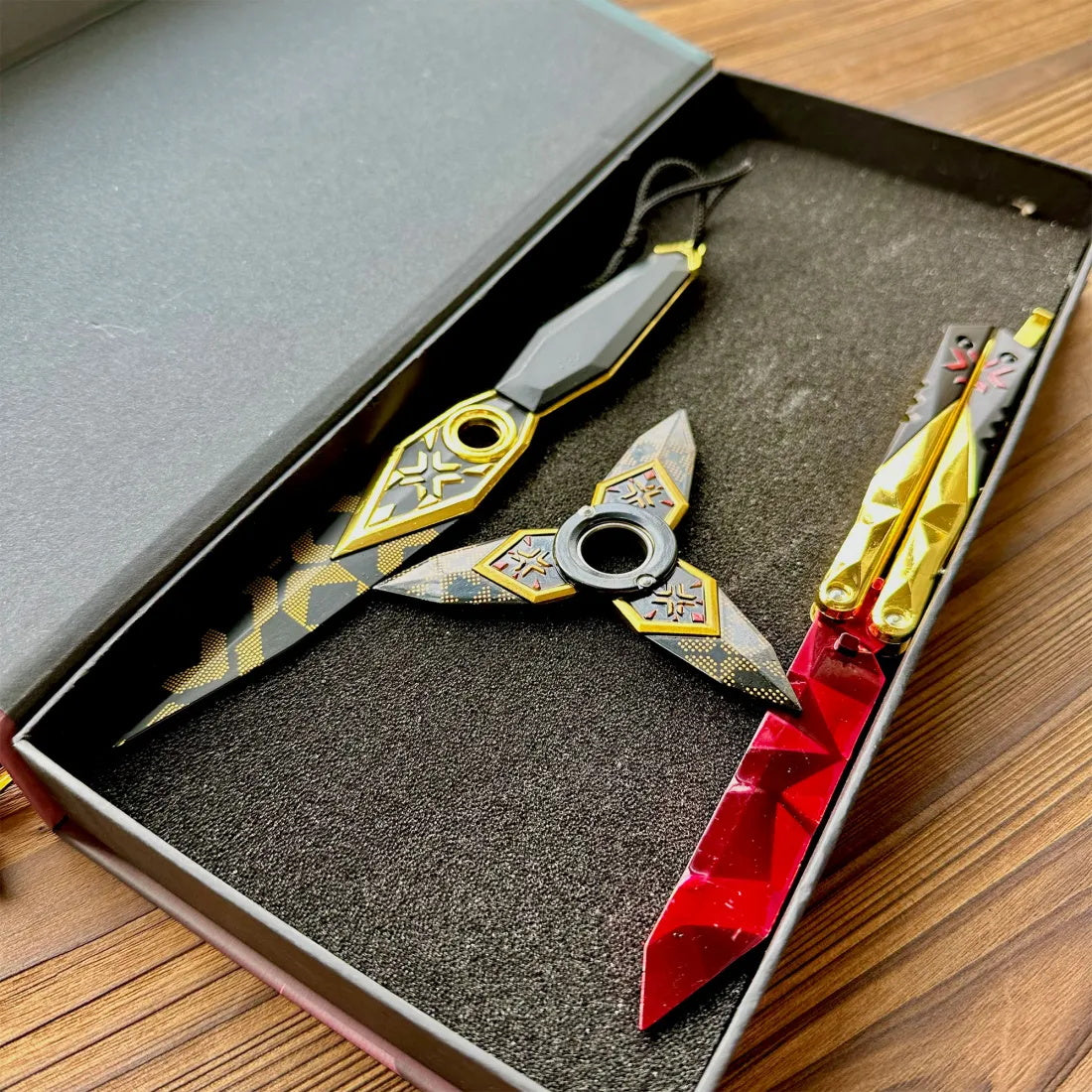 2023 Champion Game Weapon Metal Replica Gift Box – WilliamMetalBlade