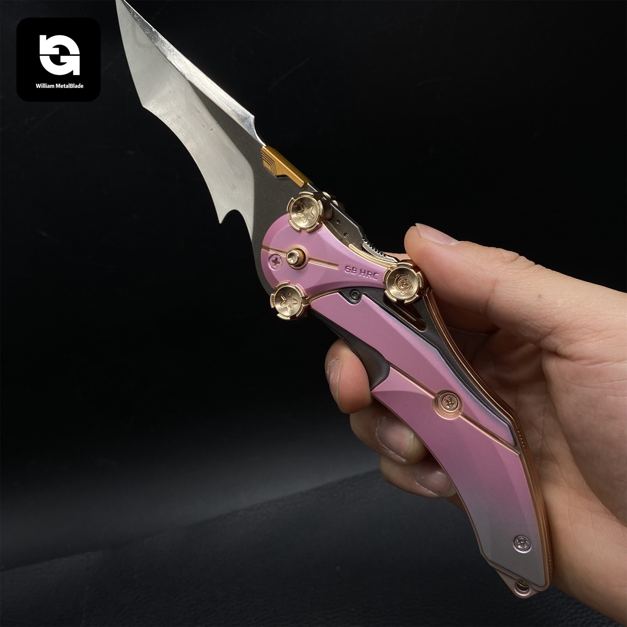 Delta Blade Of Mercy Folding Knife Blunt Blade Metal Replica ...