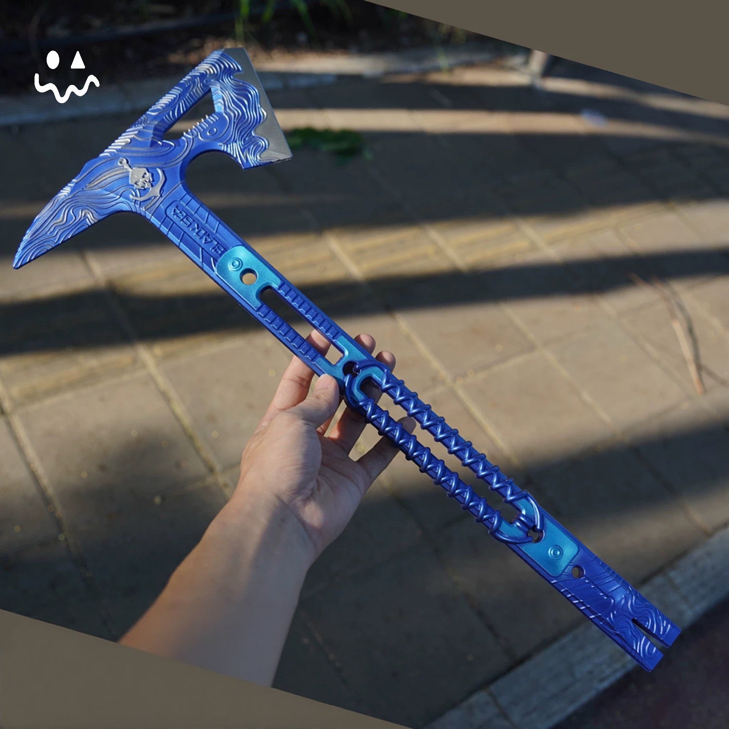 Delta Force 60CM/23.6" Black Sea Tactical Axe PU Replica ...