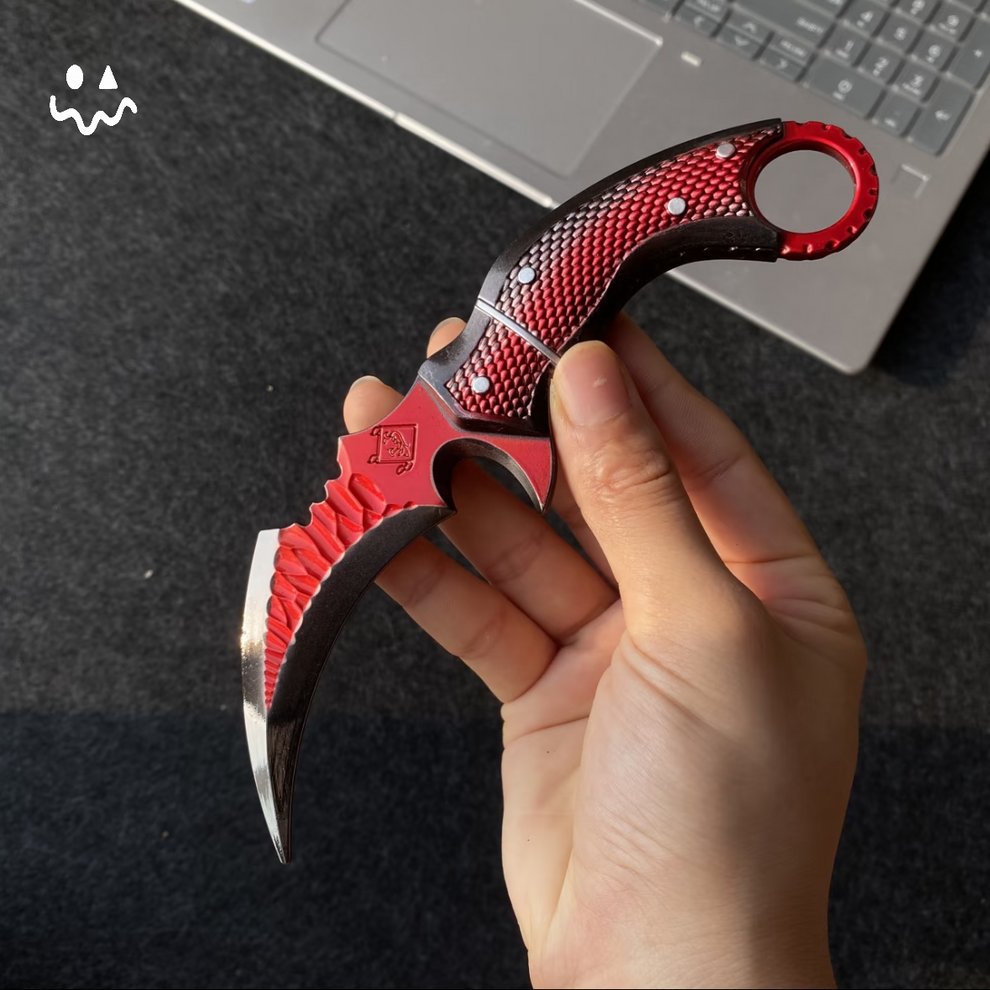Delta Force Red Eagle Karambit Metal Replica – WilliamMetalBlade