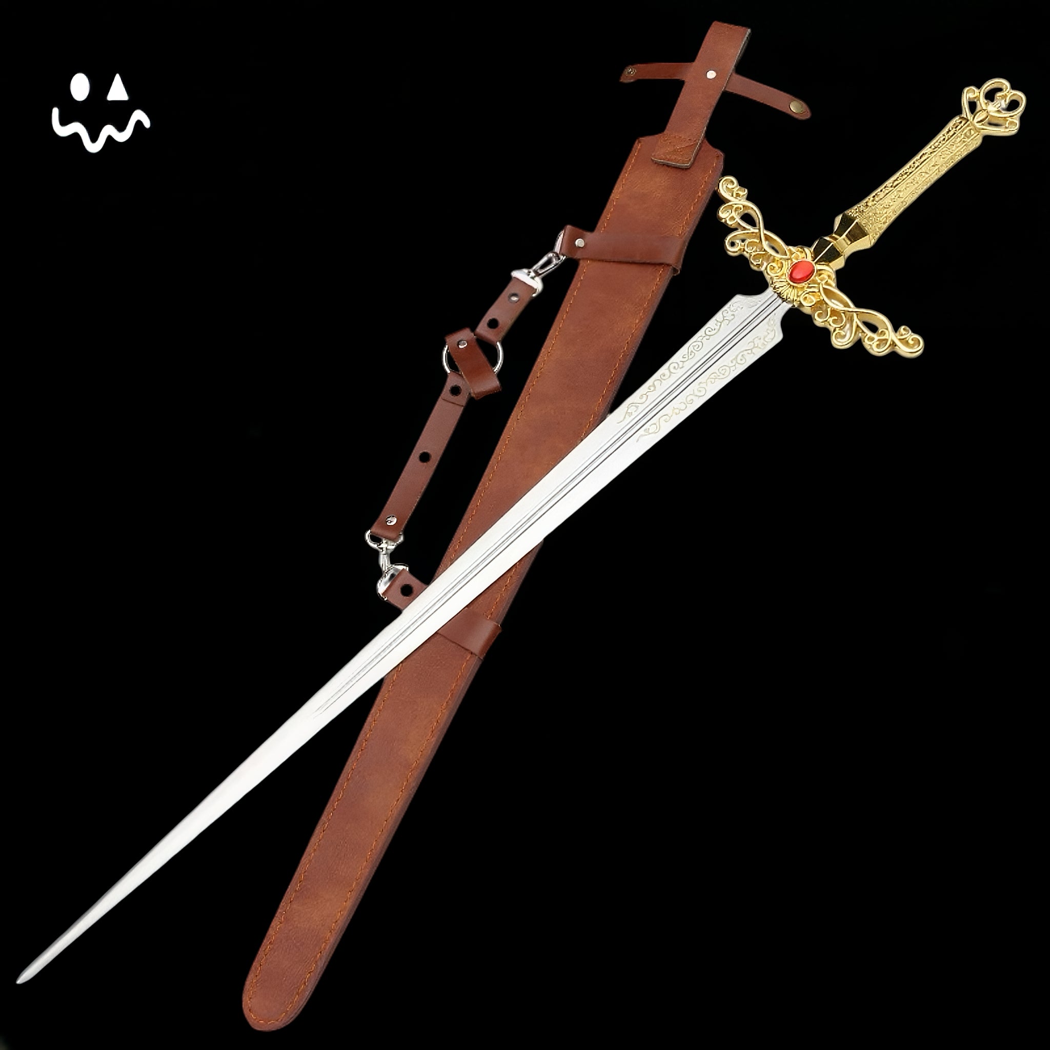 Life Size 94CM/37" ER Game Rogier's Rapier Sword Life-Size Steel ...