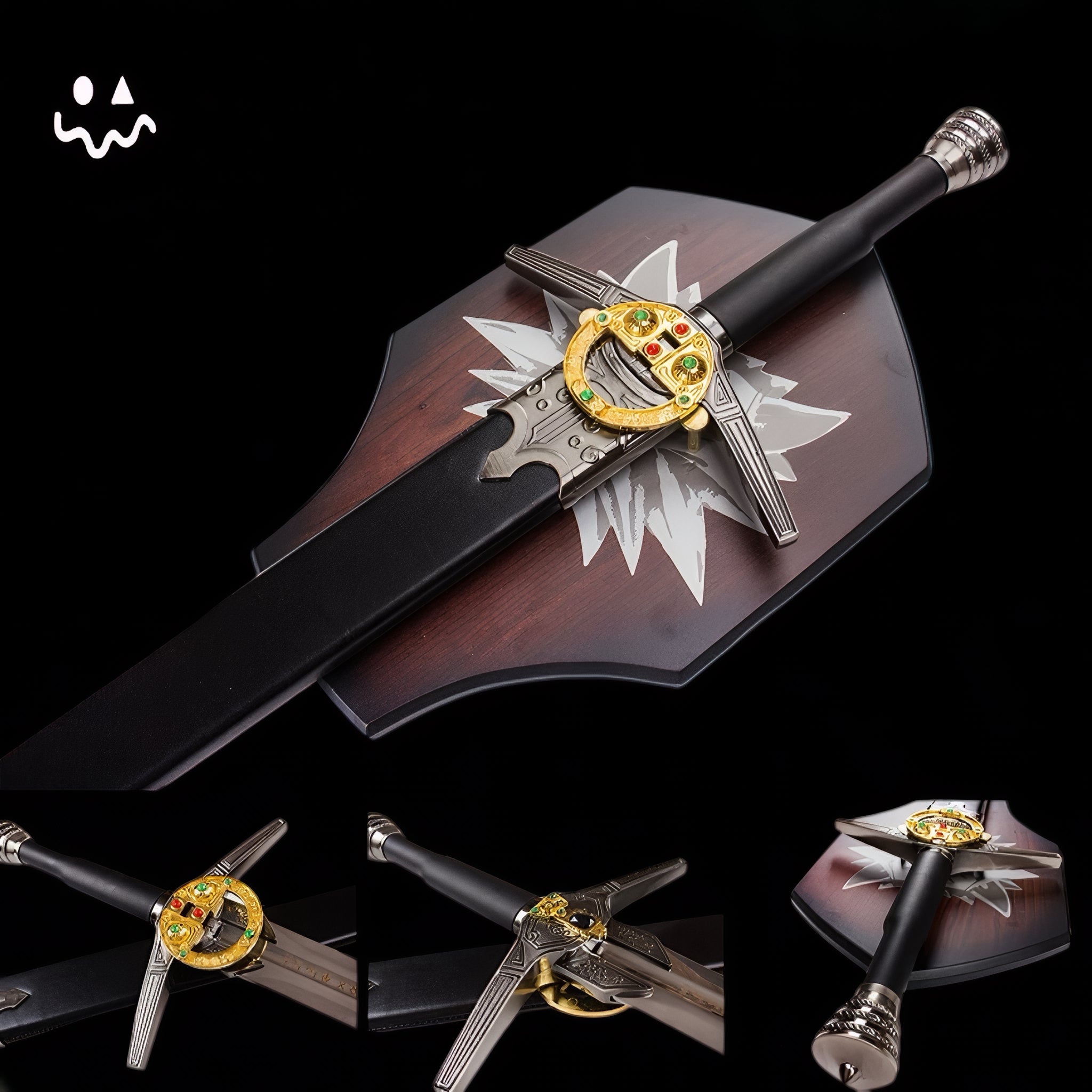 IRL Geralt Steel Sword Replica Collective Sword Art – WilliamMetalBlade