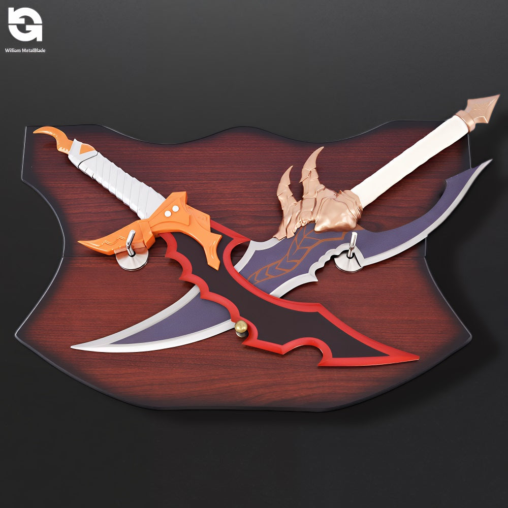 Life Size Kasaka's Venom Fang Dagger Knight Killer Dagger Metal Replic ...