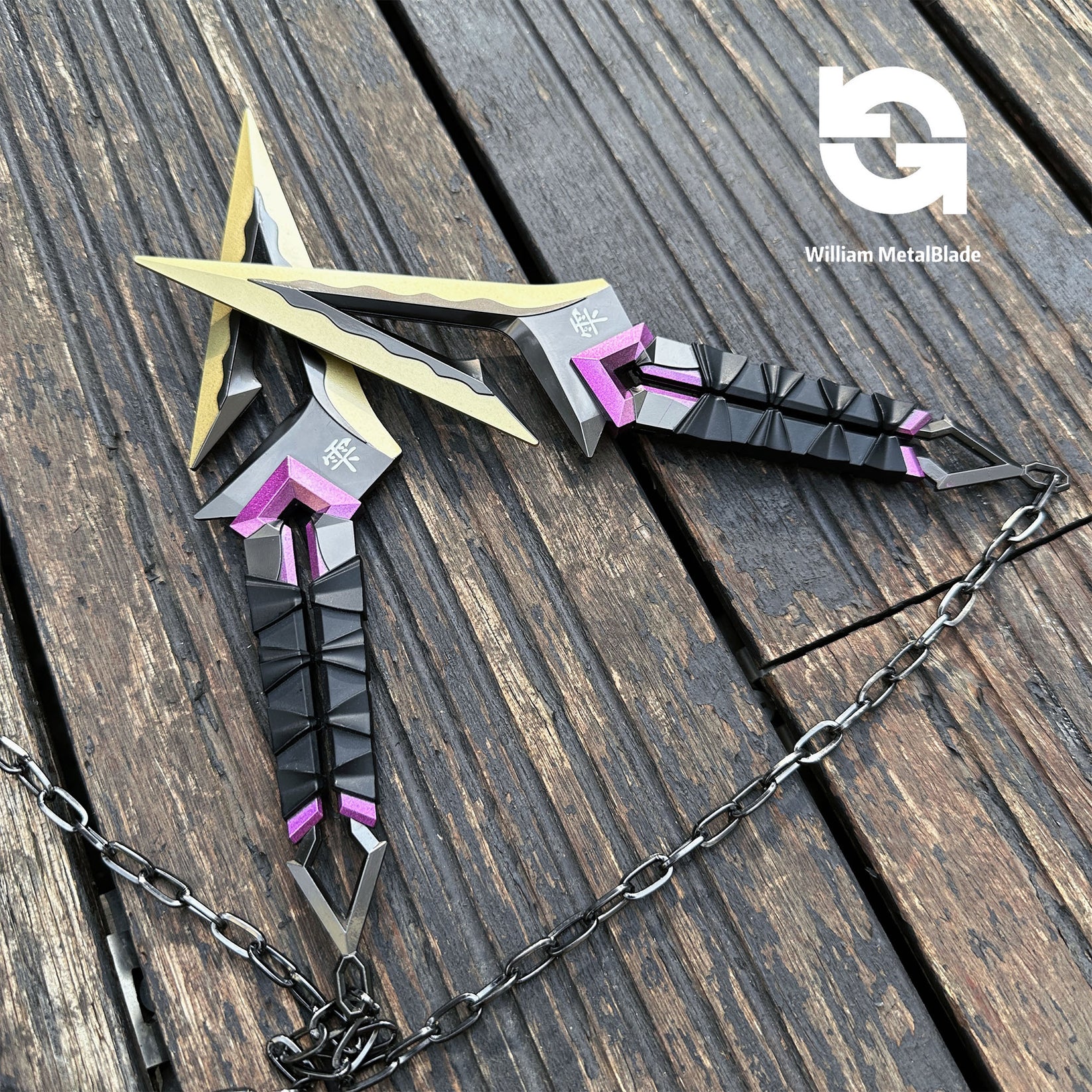 22CM/8.6" Metal Kuronami no Yaiba Life Size Replica In Real Life ...