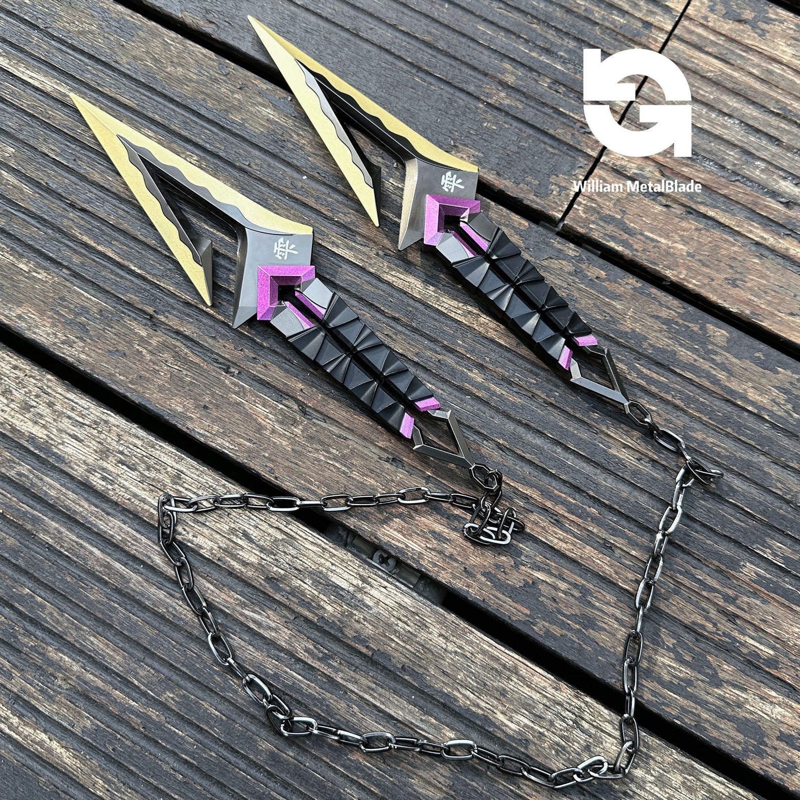 22CM/8.6" Metal Kuronami no Yaiba Life Size Replica In Real Life ...