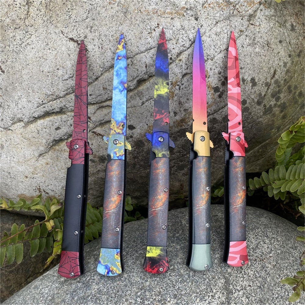 Miniature Metal Stiletto Fake Knife 23cm/9.1'' – WilliamMetalBlade