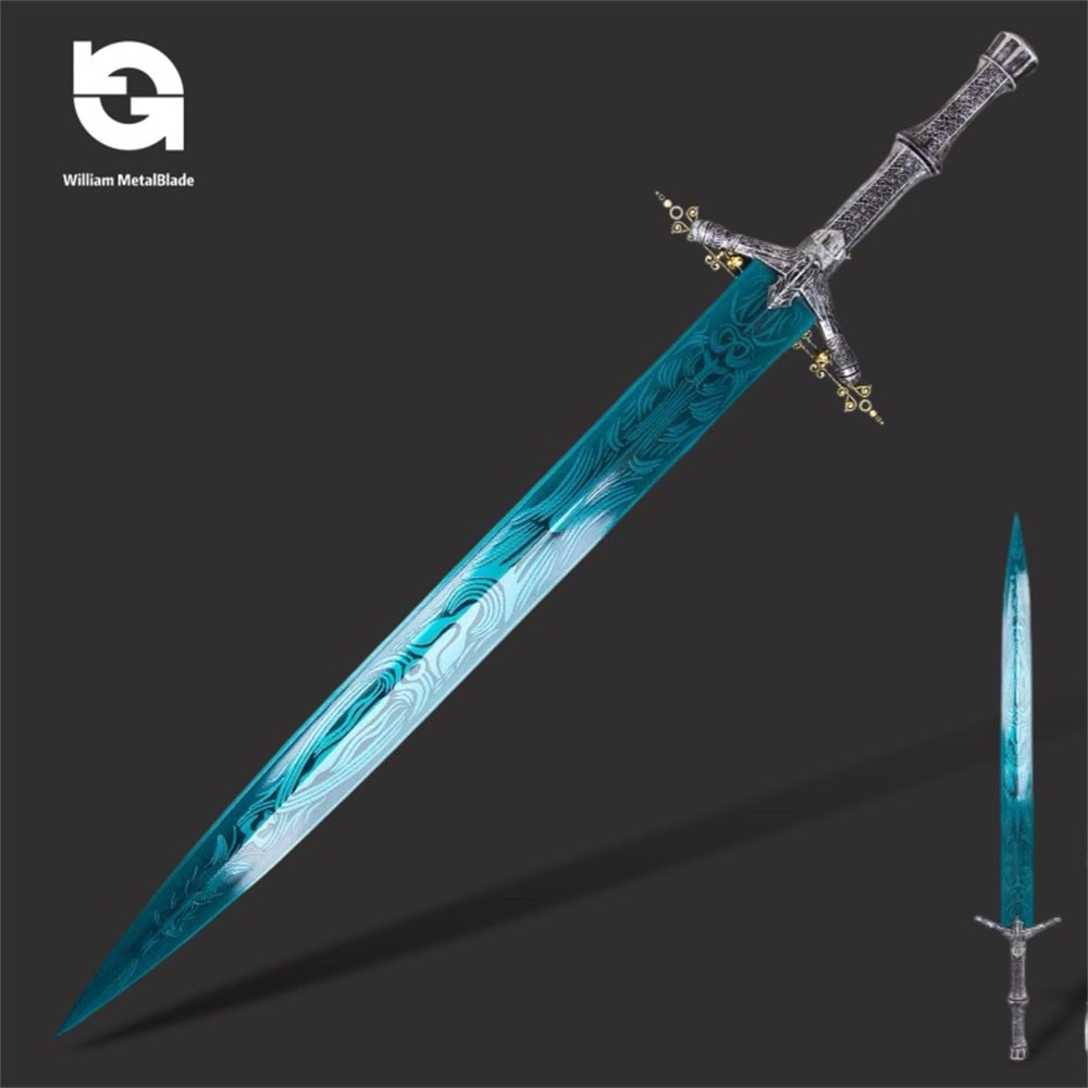 1:1 Life-Size Holy Moonlight Greatsword Metal Blunt Blade Model Replic ...