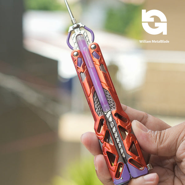 Octane Heirloom Recolor Real Liquid Tube Craft Balisong Replica ...