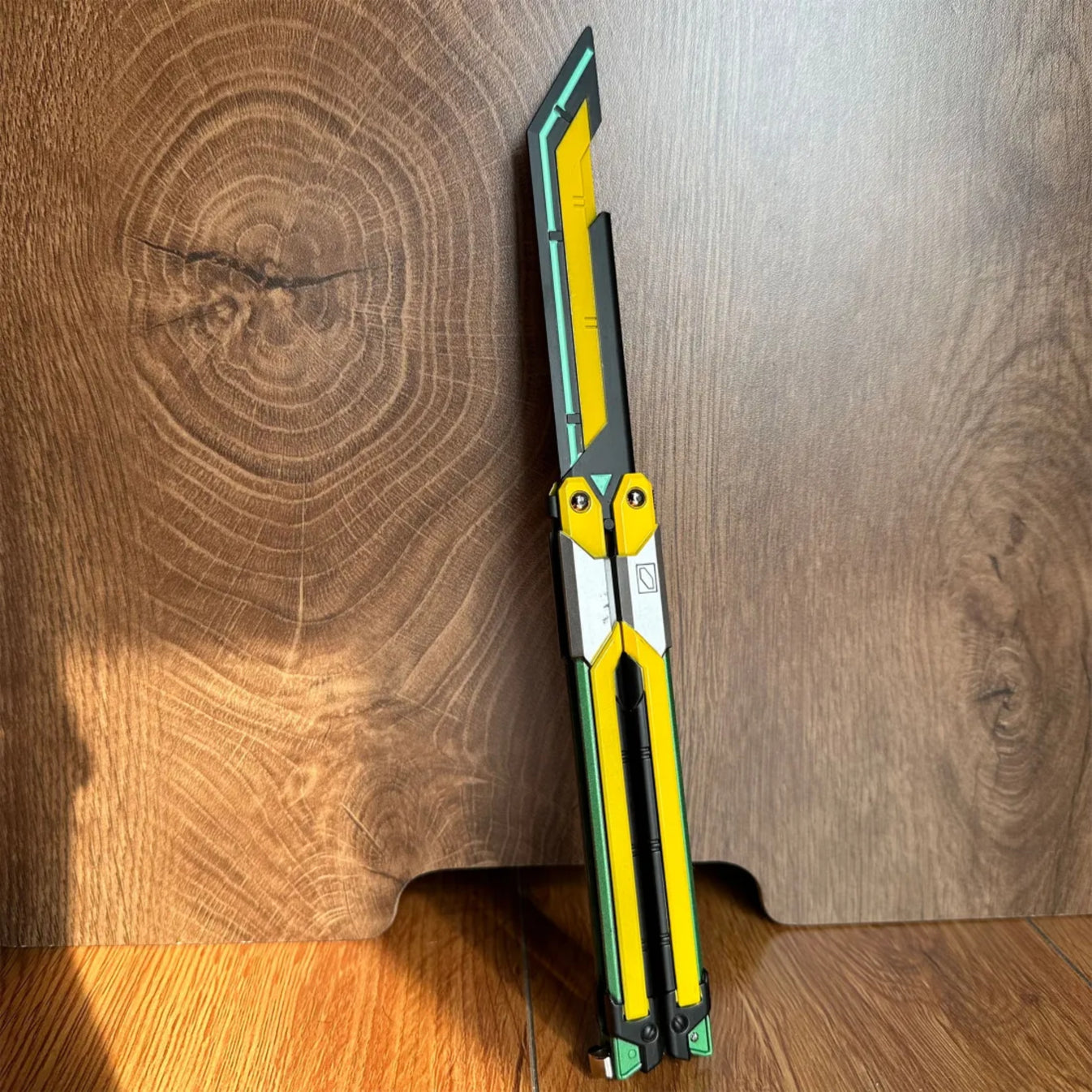 RGX Knife Metal Blunt Blade Butterfly Trainer Cosplay Prop Game Replica ...