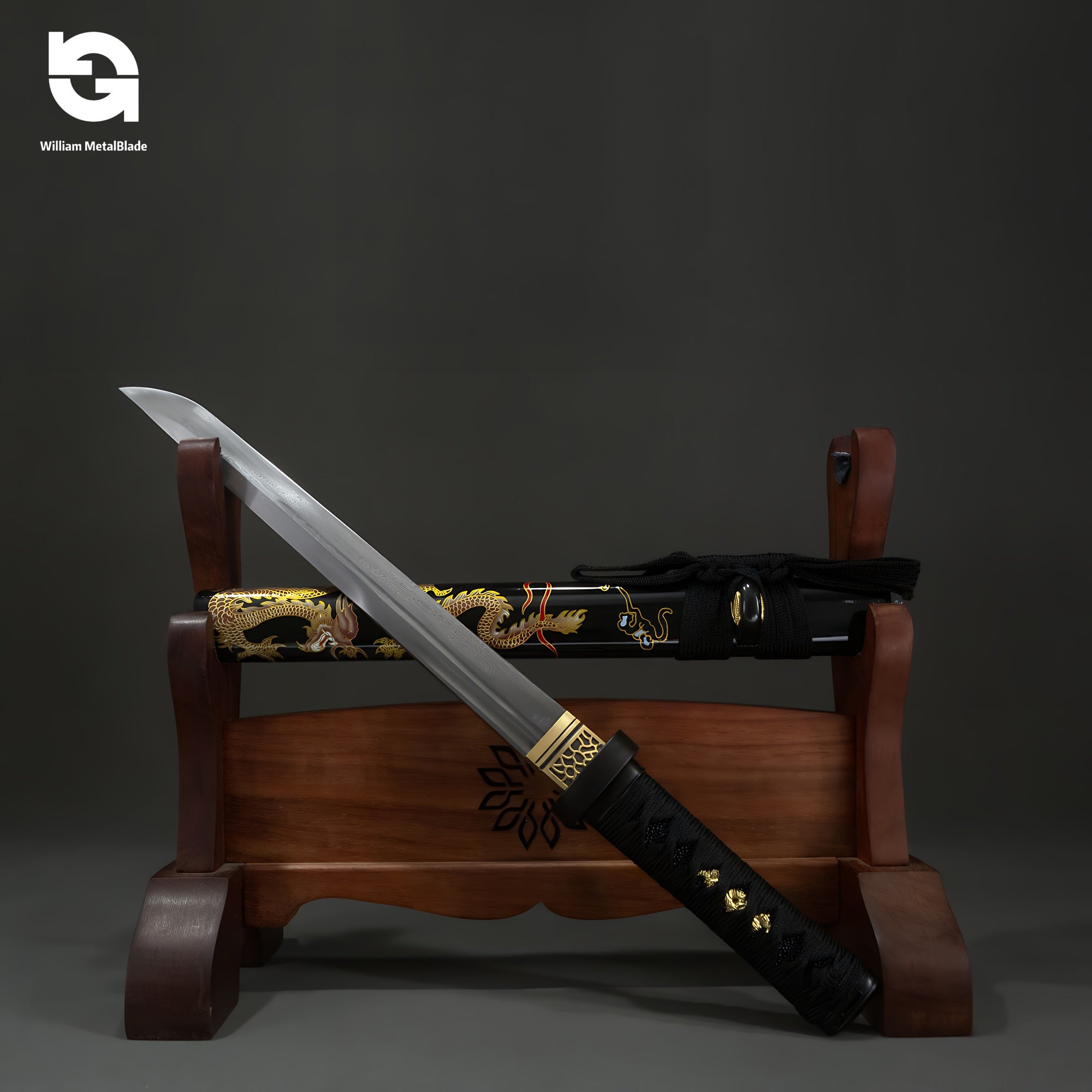 High-quality Handmade Short Dagger Oriental Knife Blunt Katana ...
