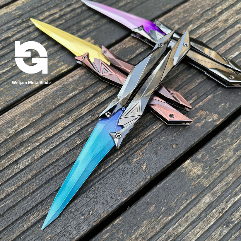22CM/8.6" Metal Singularity Butterfly Trainer Blunt Knife Pre-order ...