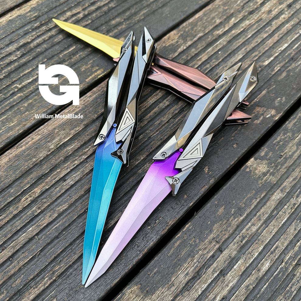 22CM/8.6" Metal Singularity Butterfly Trainer Blunt Knife Pre-order ...