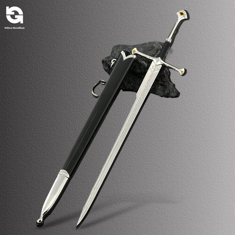 Strider Anduril Blade Tiny Fairy Tale Hero Lsildur Narsil Sword Replic ...