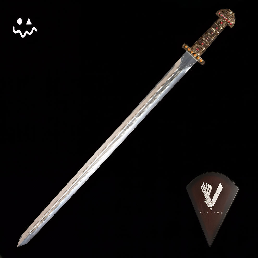 Viking Sword of Ragnar Lothbrok Life-size Metal Replica – WilliamMetalBlade