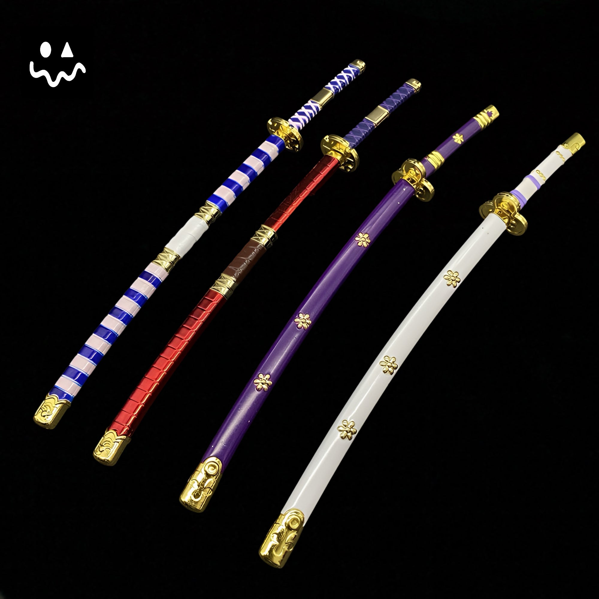 Roronoa Zoro Swords Small Alloy Katana Replica Gift Box – WilliamMetalBlade