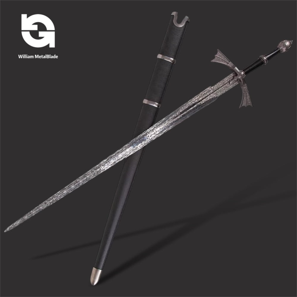 Life-size Dark Sister Sword Metal Blunt Blade Replica 104CM/40.9 ...